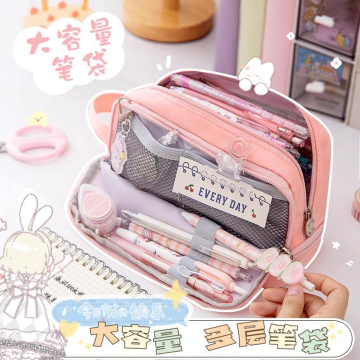 A generation of student pencil case simple ins high-value large ...