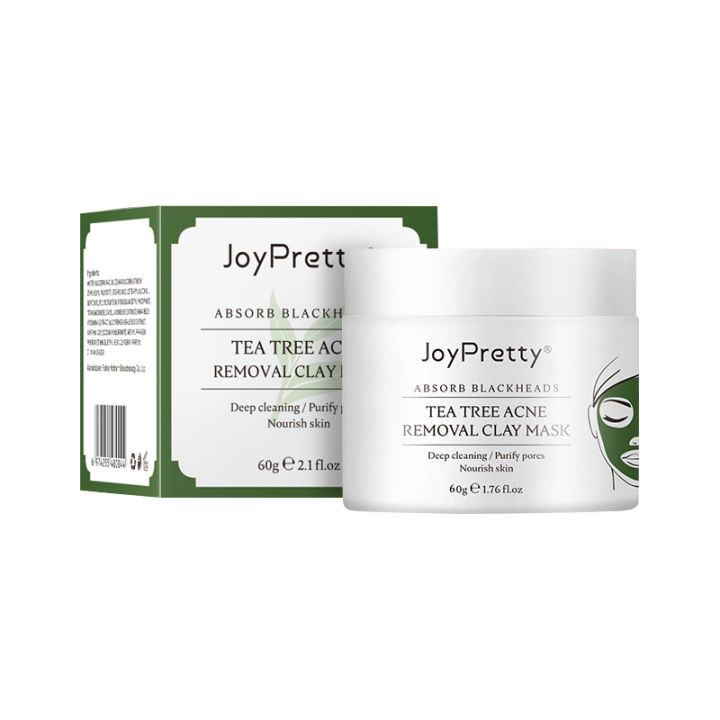 PREATY Tea Tree Tea|tea Tree Mud Mask For Acne & Blackheads - Unisex ...