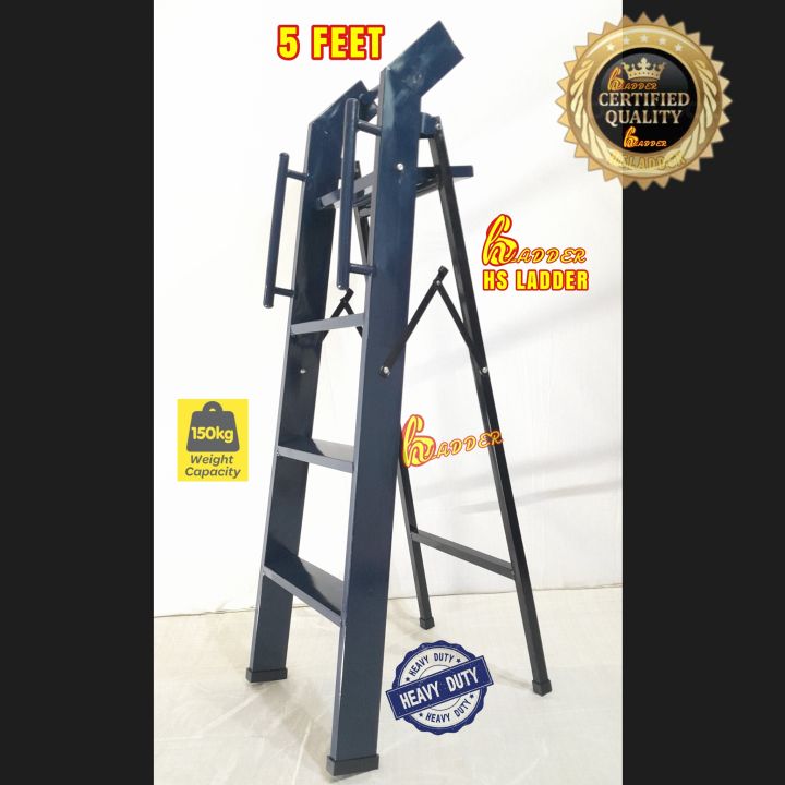 Iron Folding Ladder Heavy Duty 4 Step | Daraz.pk