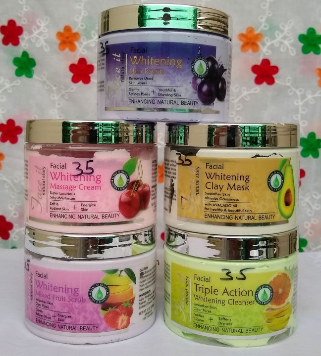 5 Steps Enhancing Natural Beauty Fruit Facial Kit | Daraz.pk