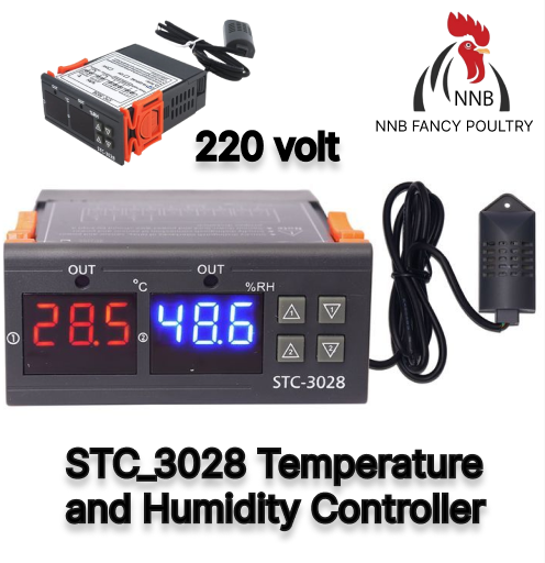 STC-3028 Digital Temperature & Humidity Controller 20V Rquirements as Hatching /Incubator ...
