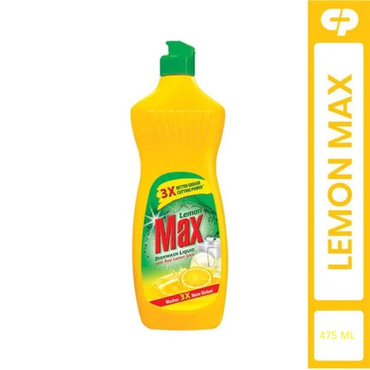 Lemon Max Dish Wash Liquid Bottle 475ml | Daraz.pk