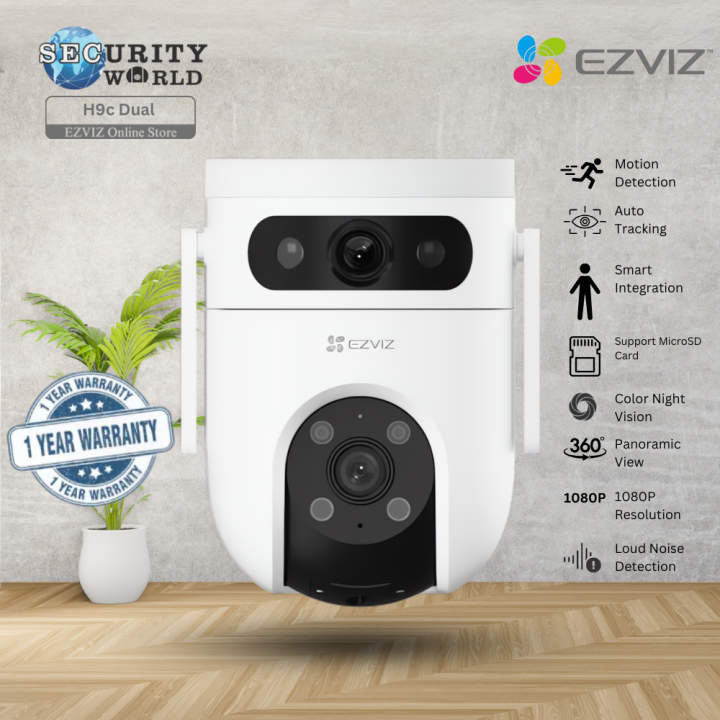 EZVIZ H9c Dual 3K & 3K Dual-Lens Pan & Tilt Wi-Fi Camera | Tilt Wi-Fi ...