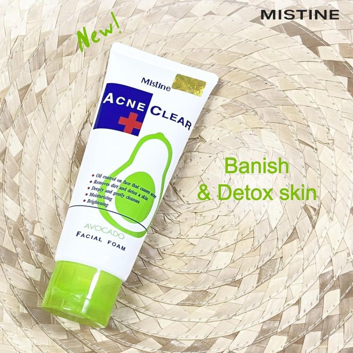 Mistine Acne Clear Avocado Facial Foam 85 ml | Daraz.pk