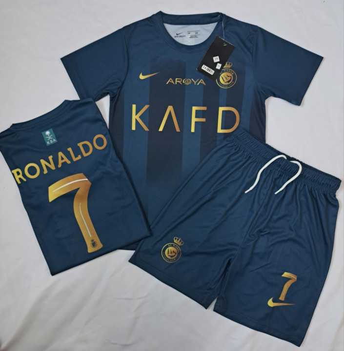 Ronaldo alnssr football soccer Full Kit For Kids | Daraz.pk