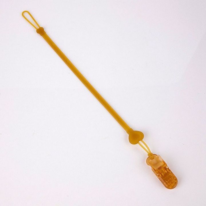 Lightweight Silicone Pacifier Holder Clip Food-grade BPA Free Baby ...
