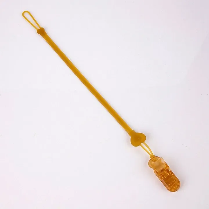 Lightweight Silicone Pacifier Holder Clip Food-grade BPA Free Baby ...