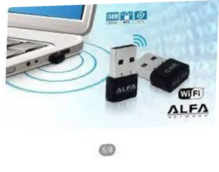 Mini ALFA Wifi Adapter/Catcher 300-Mbps Alfa Usb LAN Card For Computer ...