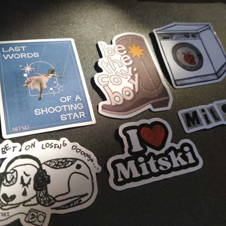 25pcs MITSKI sticker pack based on her famous music albums be the ...