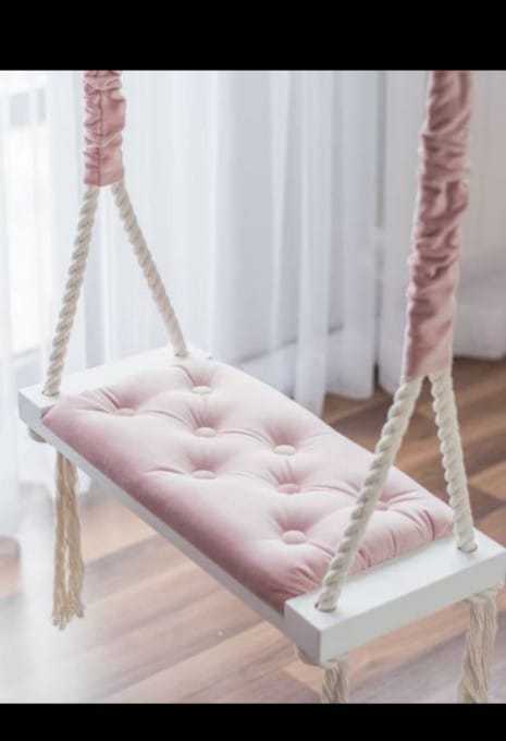 High Quality Wooden Swing For Kids Adults - baby pink wsing,pink swing ...