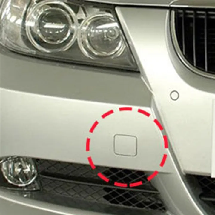 Front Bumper Tow Hook Eye Cap 51117167575 for 3 E90 05-08 Silver | Daraz.pk