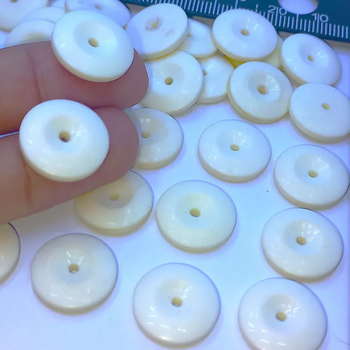 Pack of 25pcs, Acrylic one hole button/beads/findings, about 15mm, DIY ...