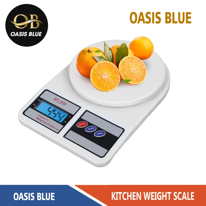 OASIS BLUE 10kg Electronic Digital Kitchen Scale Digital Weight Machine ...