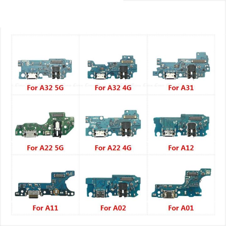 USB Charging Port Dock Plug Connector Charger Board Flex Cable Parts For Samsung Galaxy A01 A02 ...