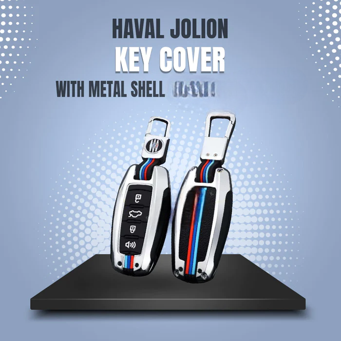 Haval Jolion / H6 Key Cover With Metal Shell 4 Button - Model 2022-2024 ...