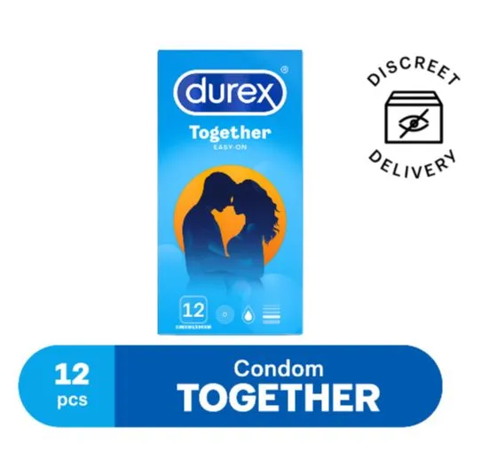 Durex Together Easy-On – 12 Condoms for Natural Feel & Safety | Daraz.pk