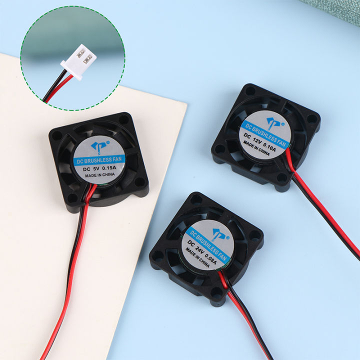 1Pc 25*25*7mm DC2507 Cooling Fan 2-Pin Mute 5/12/24V Brushless Mini ...