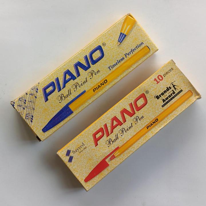 Piano Yellow Ball Point Pen – Pack of 10 | Daraz.pk