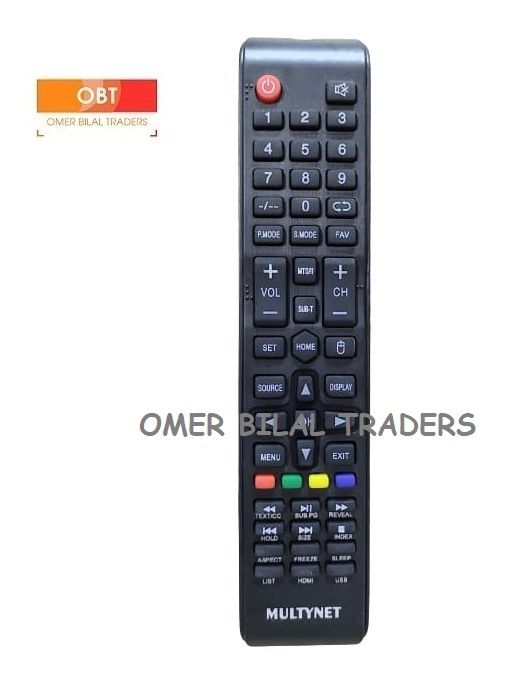 MultyNet LED TV Remote Control with Mouse Button (buy only if your old ...