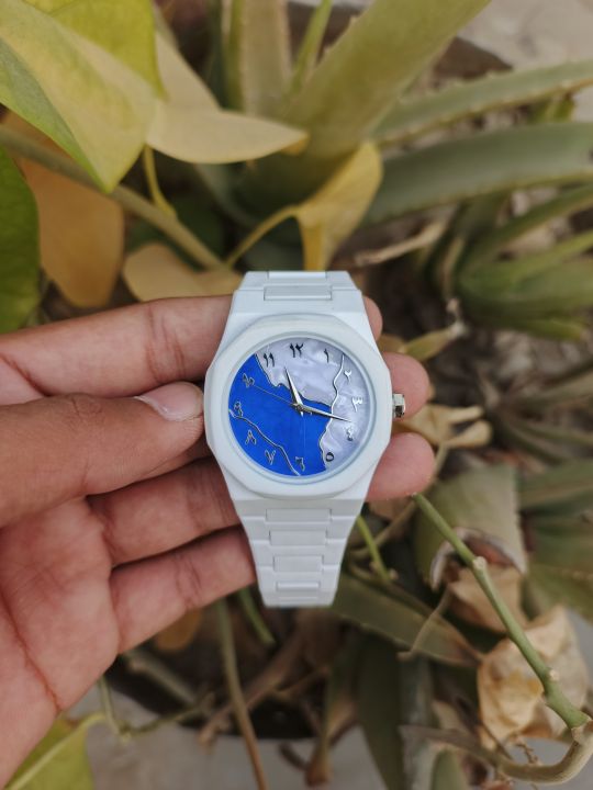 Marble design aura watch | Daraz.pk