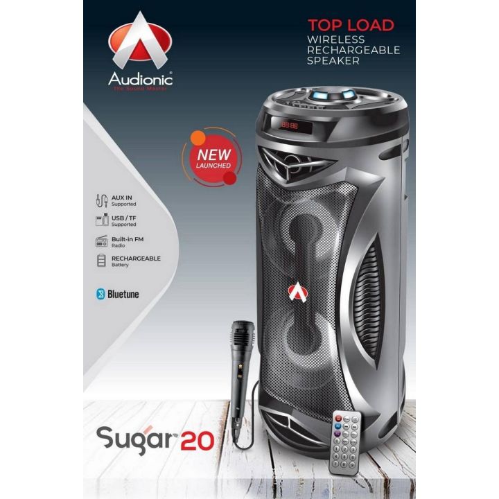 Audionic Sugar-20 Bluetooth Portable Speaker | Daraz.pk