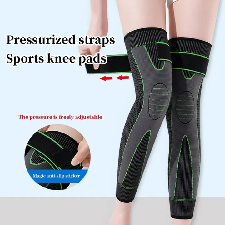 Pressurised Strap Length Compression Knee Sleeves With Belt | Daraz.pk