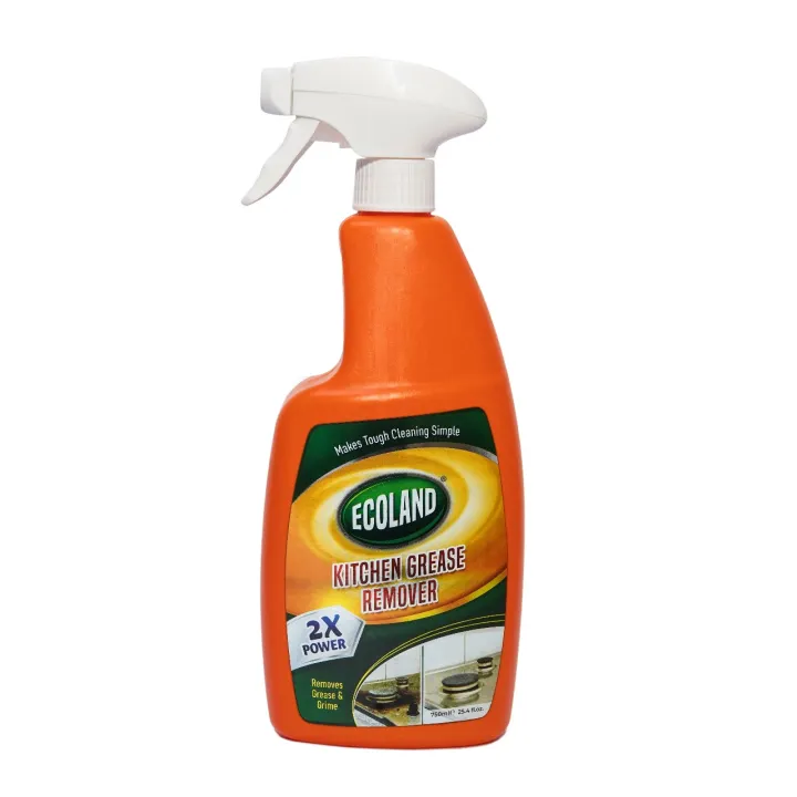 Ecoland Kitchen Grease Remover Spray 750ml – Powerful Degreaser, Heavy ...