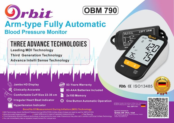 Digital Blood Pressure Monitor - BP Apparatus | Daraz.pk