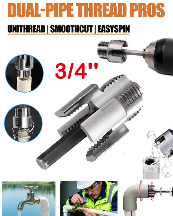 Heavy-Duty Pipe Threading Bit – Quick Connect & Clean Finish | Daraz.pk
