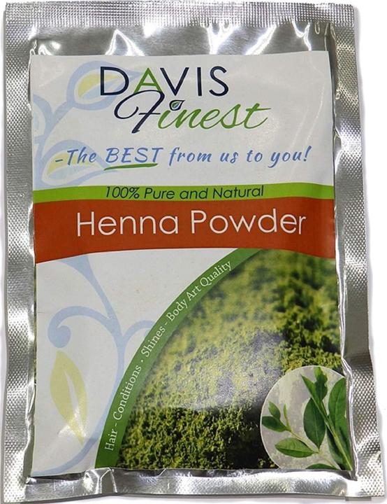 Davis Finest Henna Powder Hair Dye - Natural PPD Chemical Free Hair ...