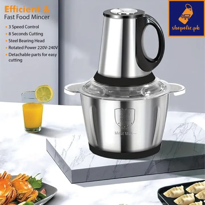 Chopper Machine 3L - Blender - Grinder - Mixer - Beater - Qeema Machine ...