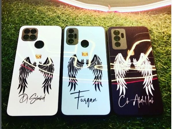Custom Mobile Back Cover – 3D Sublimation Glossy Print | Name, Photo ...