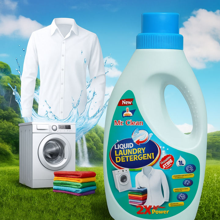 Mr. Clean Liquid Laundary Detergent 1 Liter - Mr. Clean Liquid Laundry ...