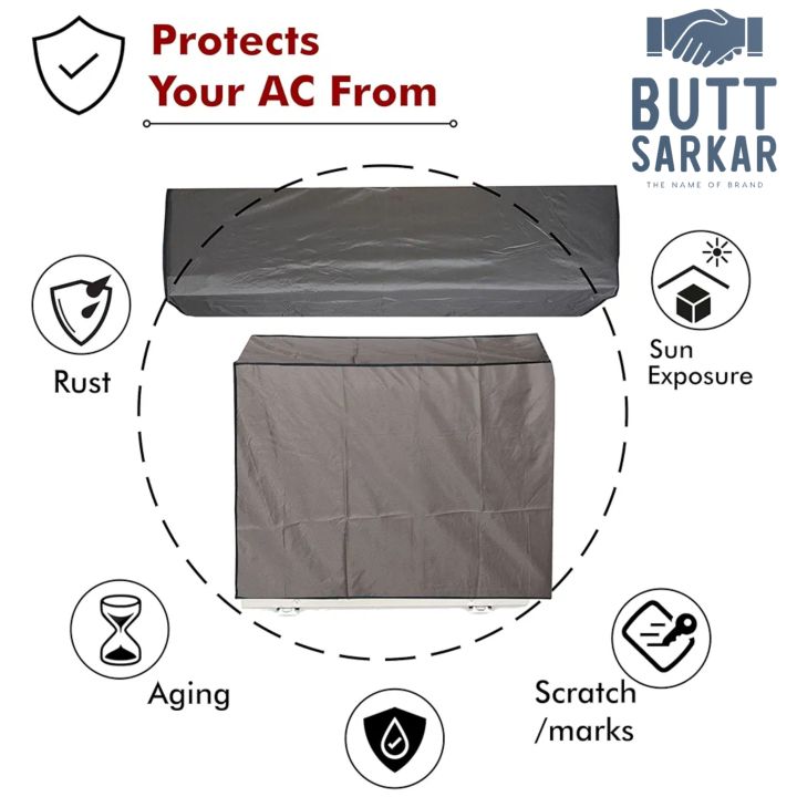 AC Dust Cover 1 Ton 1.5 Ton 2 Ton inverter Ac And Simple Ac Cabinet ...