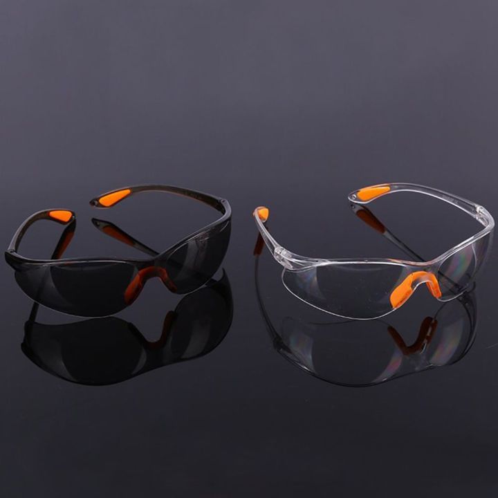 Clear Anti-impact Lab Outdoor Work Eye Protective Safety Goggles ...