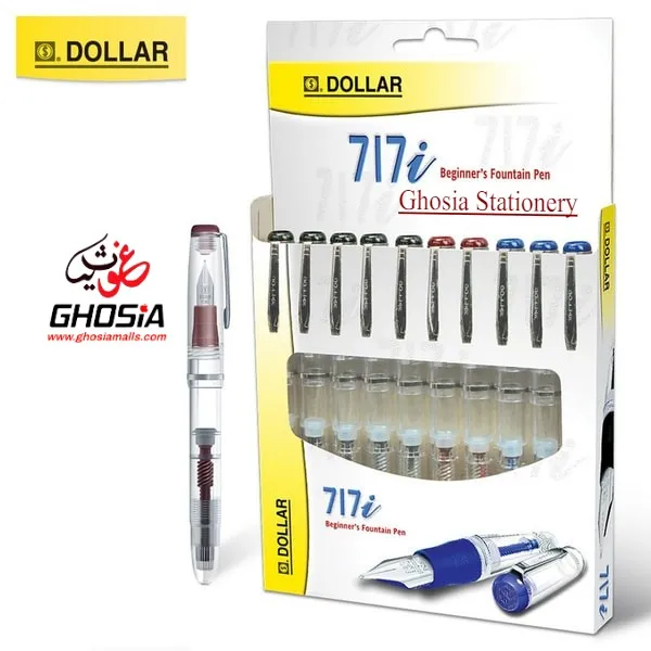 Ghosia Palace Transparent Body Fountain Pen Clear Body Ink Pen Set ...