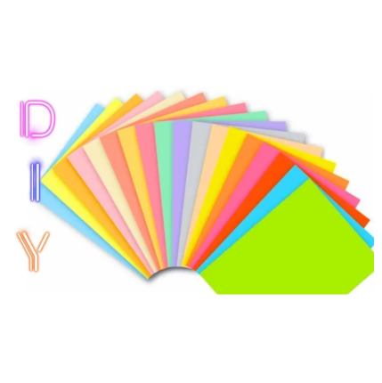 Colour Paper 100 Sheets, Multi Colors - A4 Size | Daraz.pk