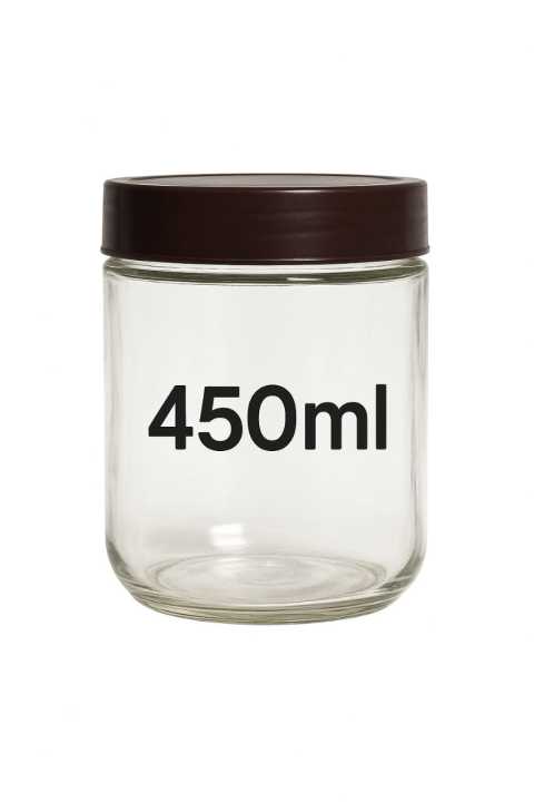 Glass Jar 450 ML , Spice Jars for Kitchen |Keep Your Kitchen Organized ...