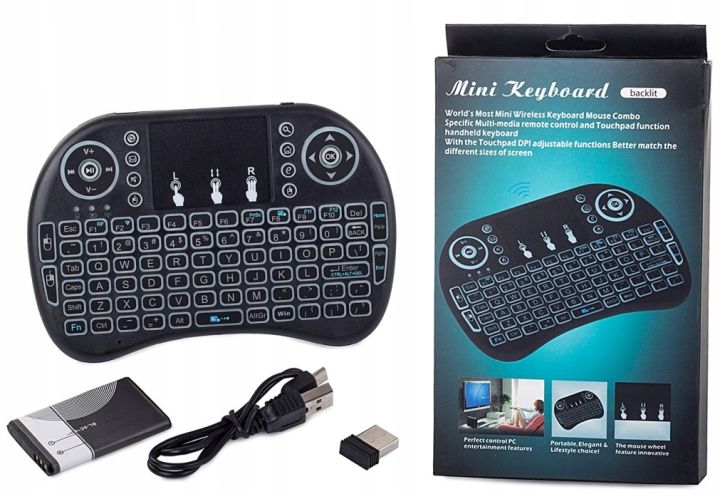 Wireless Mini Smart Keyboard and Mouse Combo | A Plus Quality | Plug ...