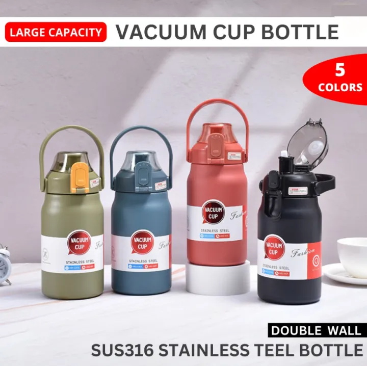 Imported 1300ml / 1700ml Vacuum Insulated Stainless Steel Water Bottle For Hot and Cold Water ...