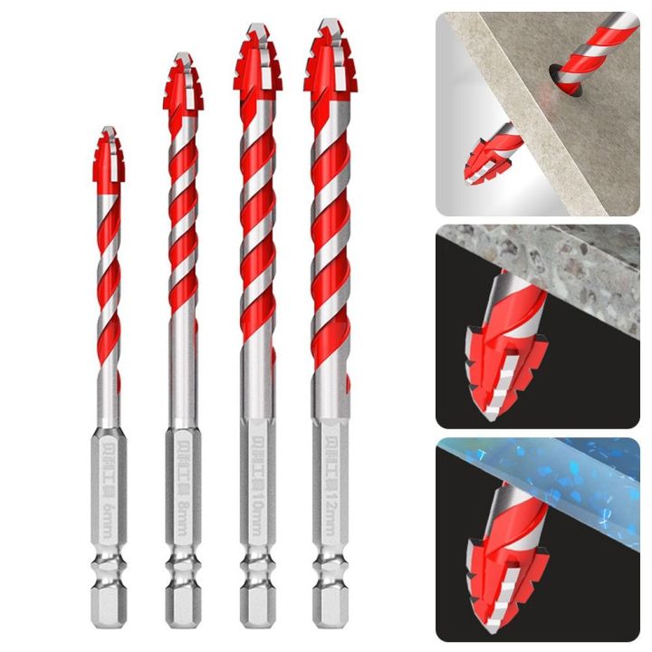 Multifunction Four-Edged Eccentric Drill Bit Serrated Skewed Head ...