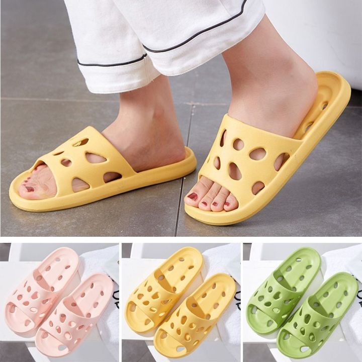 High Quality Hollow Out Women's Slippers EVA Soft Bathroom Slippers ...