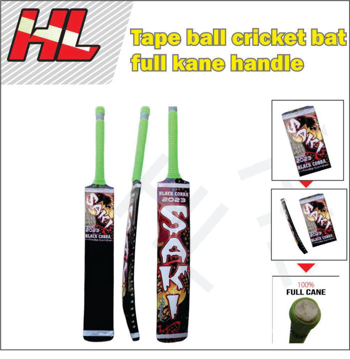 New edition 2024 Original SAKI Cricket Bat Tape Ball Cricket Bat - Full ...