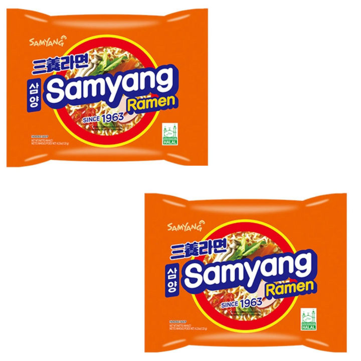 Samyang Original Noodles (PACK OF 2) 240gram | Soupy Noodles | Instant ...