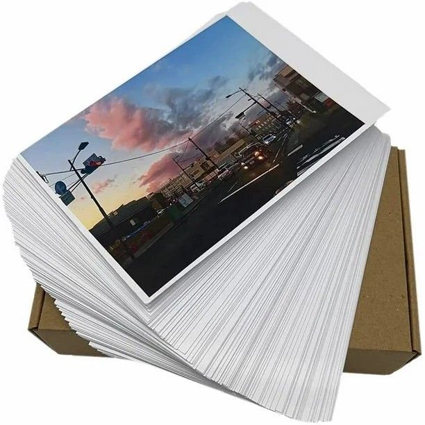 25 sheets 4x6 inches & 20 sheets 4x7 inches white glossy photo papers ...