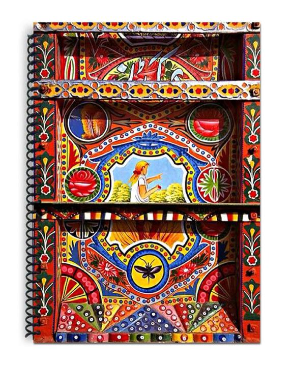 Notebook - A4 Size - TRUCK ART 1 | Daraz.pk