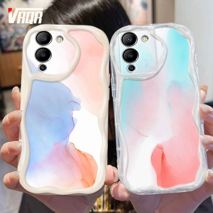 VRQR Wavy Edge Phone Case For infinix note 12 Turbo G96 Mobile cover ...
