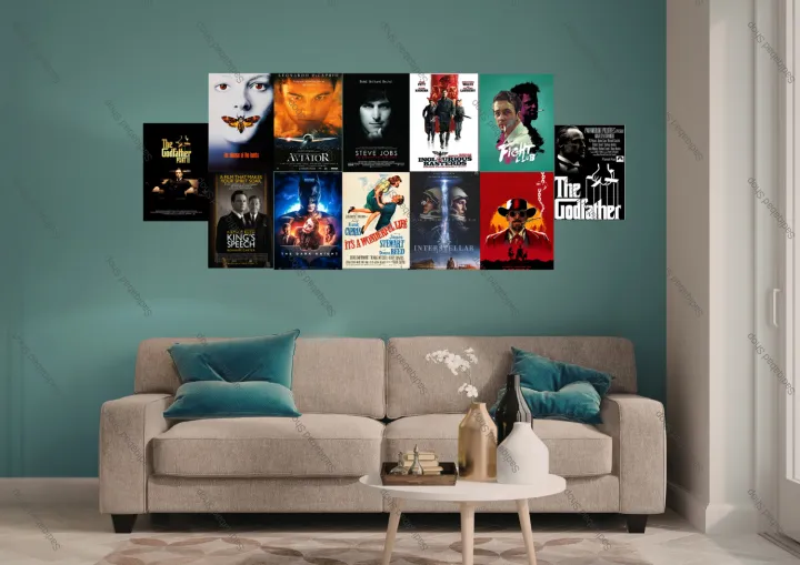 Hollywood Movie Posters Stylish Wall Decoration Set of 30 / 24 / 21 ...