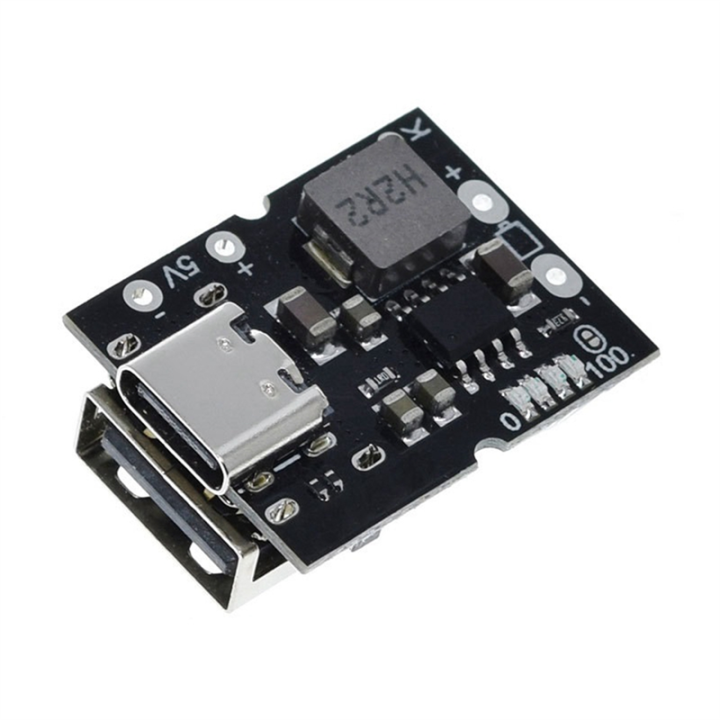 Type-C USB 5V 2A Boost Converter Step-Up Power Module Lithium Battery ...