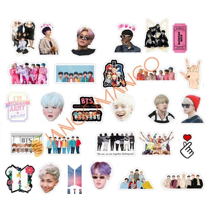 30 Pcs KPOP BTS BANGTAN BOYS Bts Kpop Stickers For Bts Lovers Pack For ...